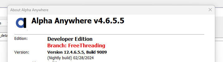 Alpha Software: Pre-Release Notes for Alpha Anywhere (Alpha Five ...